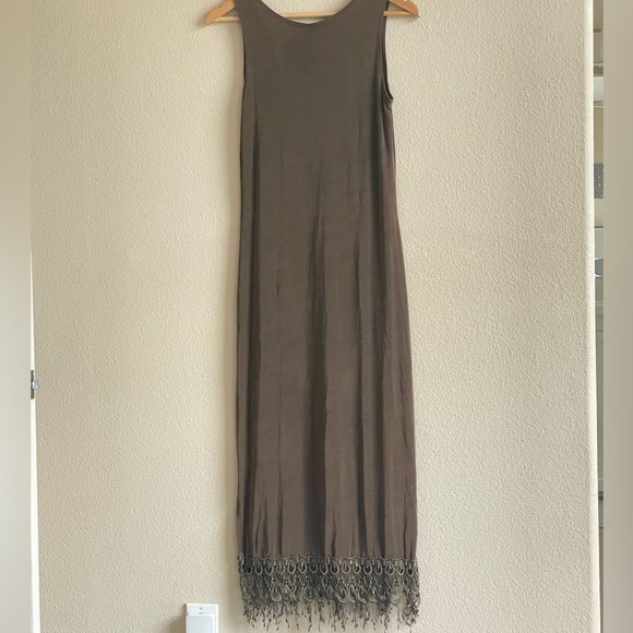 Jostar | Dresses | Jostar Sleeveless Stretch Maxi Dress W Gorgeous Lace ...
